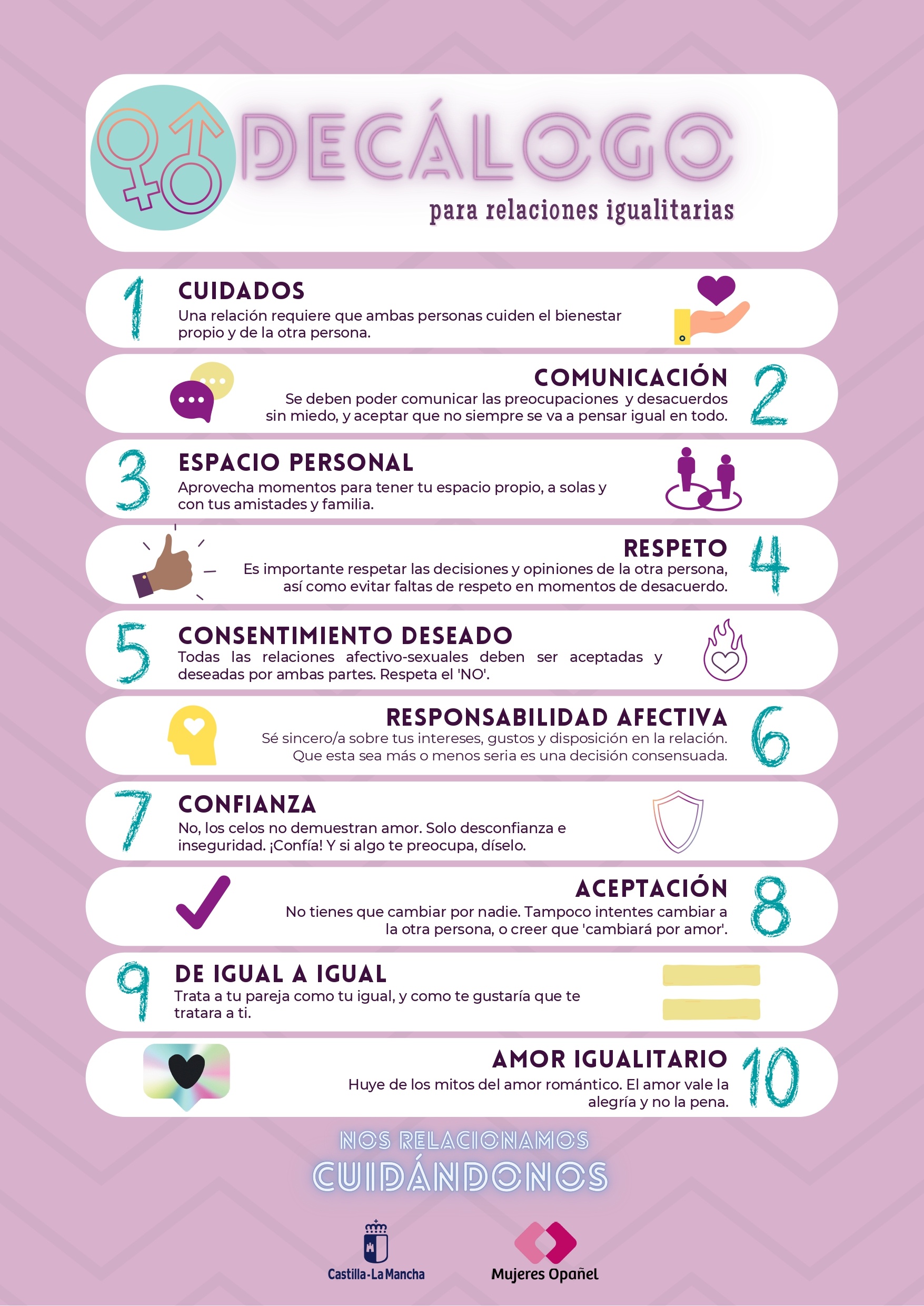 Nos relacionamos cuidándonos – Mujeres Opañel
